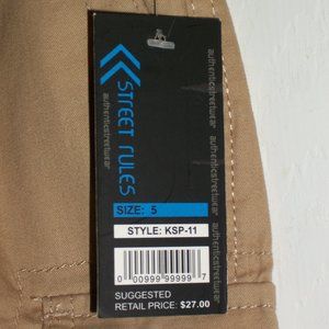 Street Rules | Bottoms | Street Rules Boys 5 Khaki Cargo Shorts Nwt | Poshmark